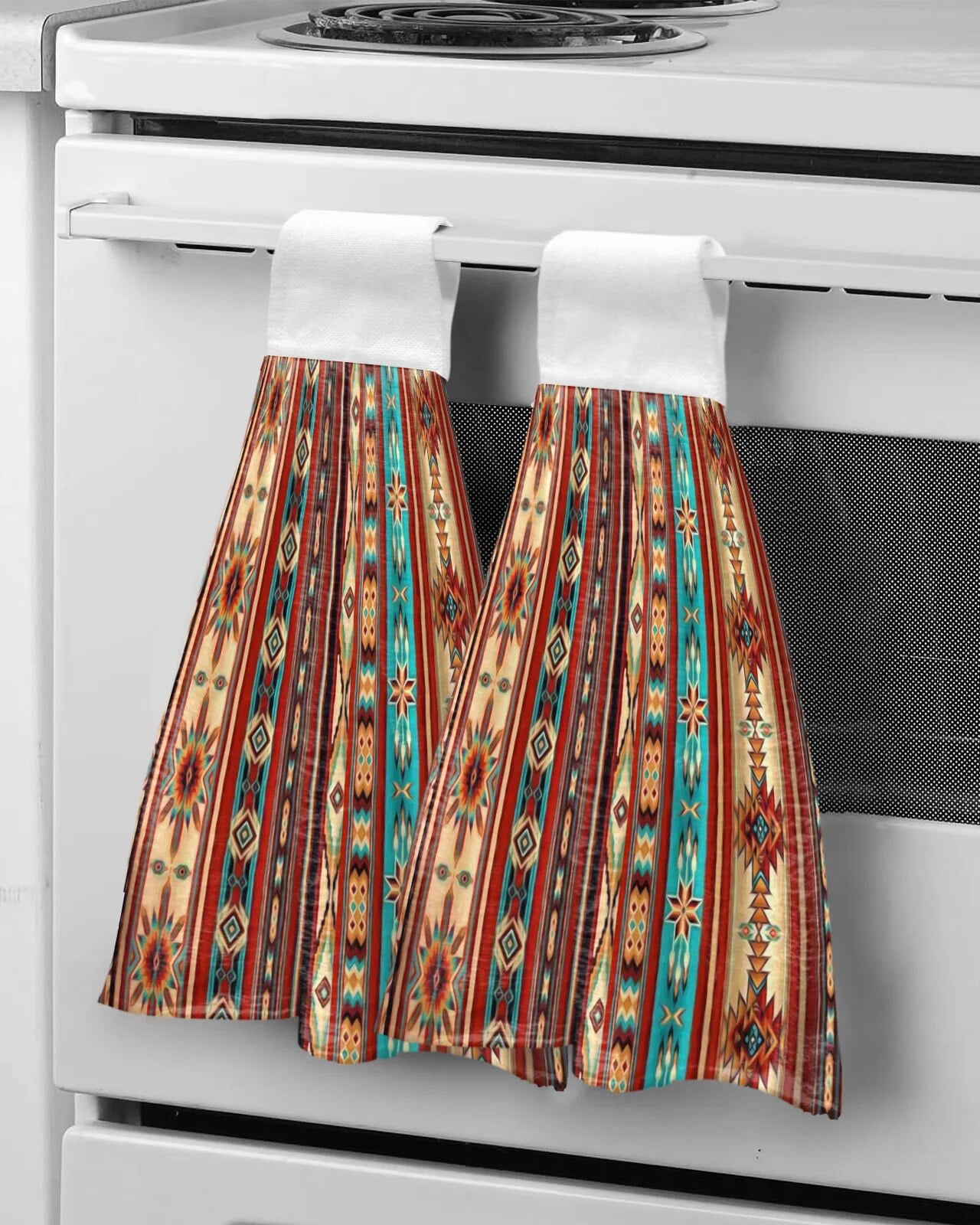 Bohemian Art Geometric Graphics Custom Wipe Hand Towel Absorbent ...