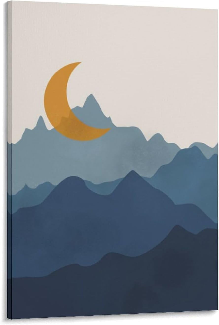 Bohemian Art Wall,Minimalist Abstract Wall Art,Mid-Century Art Print ...