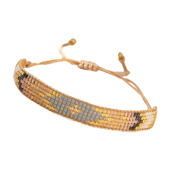 Bohemian Artisanal Handwoven Glass Beads Colorful Vibrant Design ...