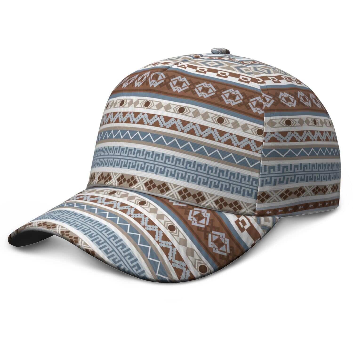 Bohemian Artistic Dad Hat – Tribal Sketch Vintage Baseball Cap with Ink ...