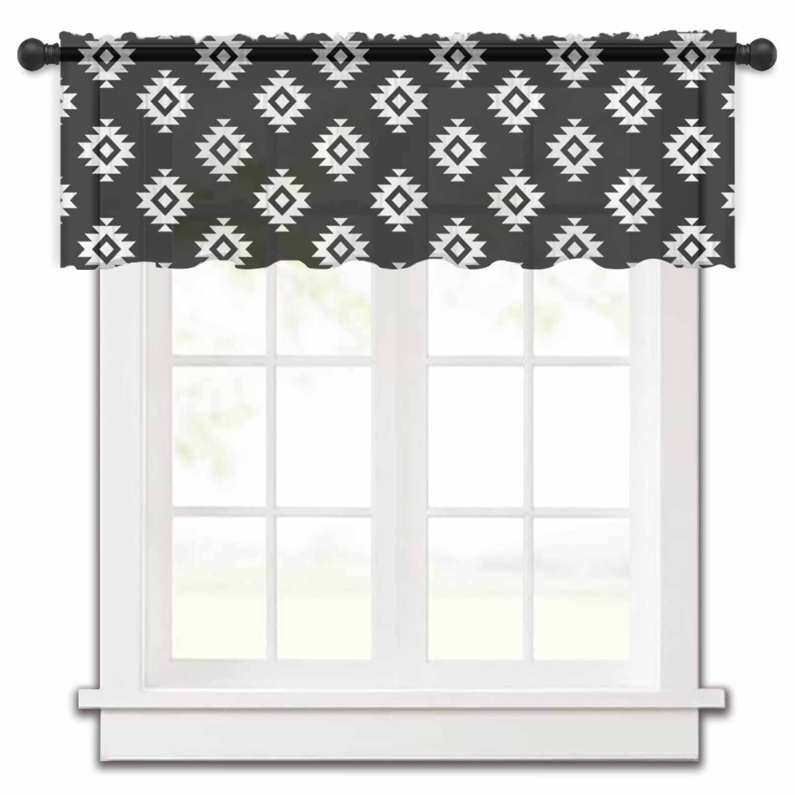 Bohemian Aztec Moroccan Rural Farmhouse Black Kitchen Small Window ...