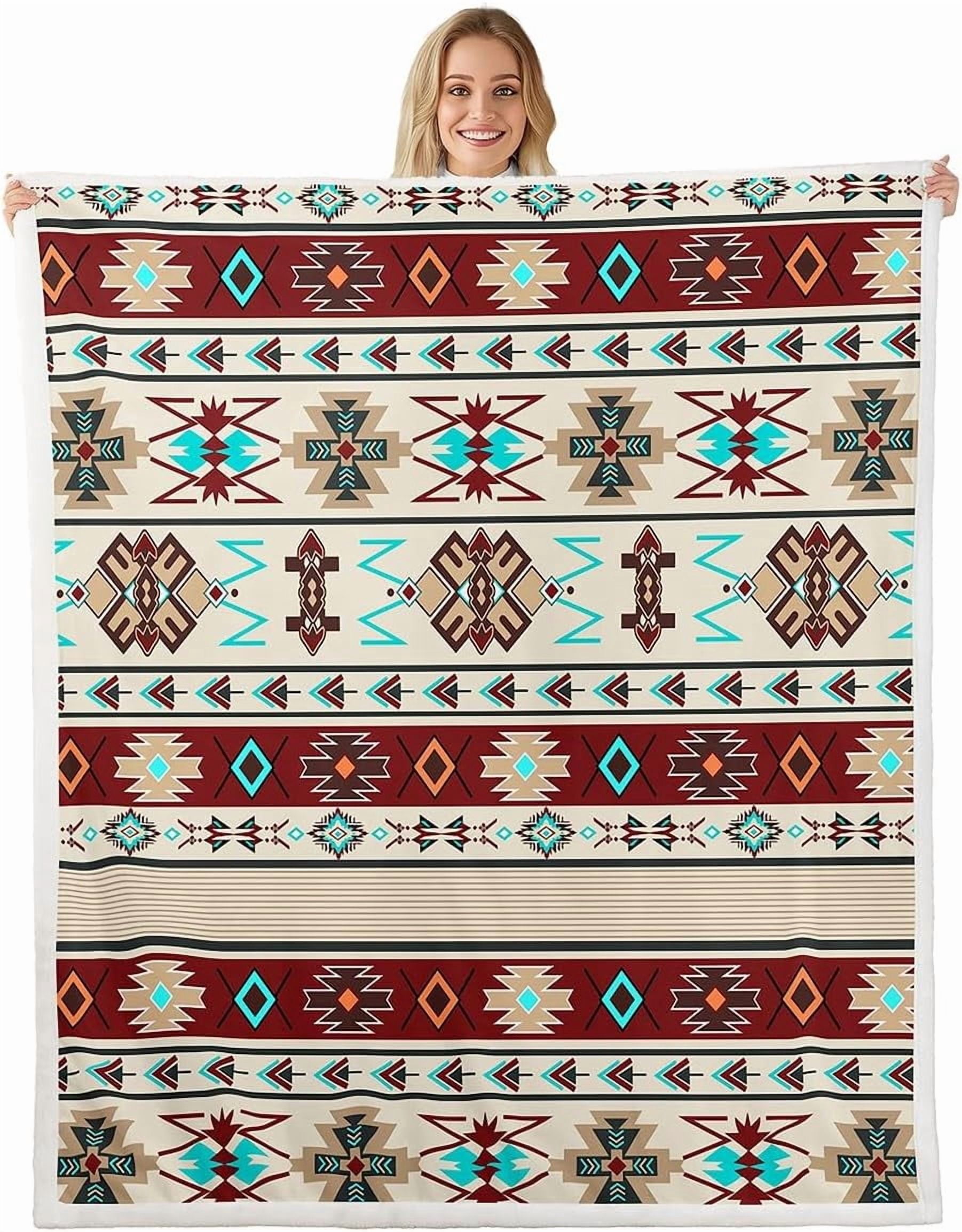 Bohemian Aztec Throw Blanket for Girls Boys Kids Adults Western Boho ...