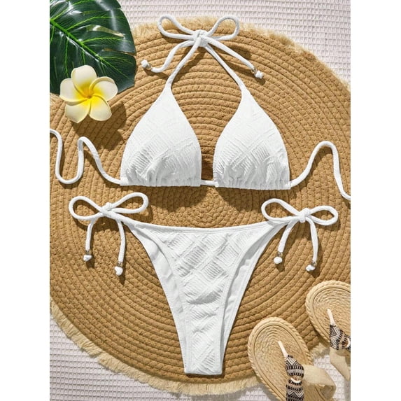Bohemian Blue Bikini Set for Spring Summer Beach Vacation - Walmart.com
