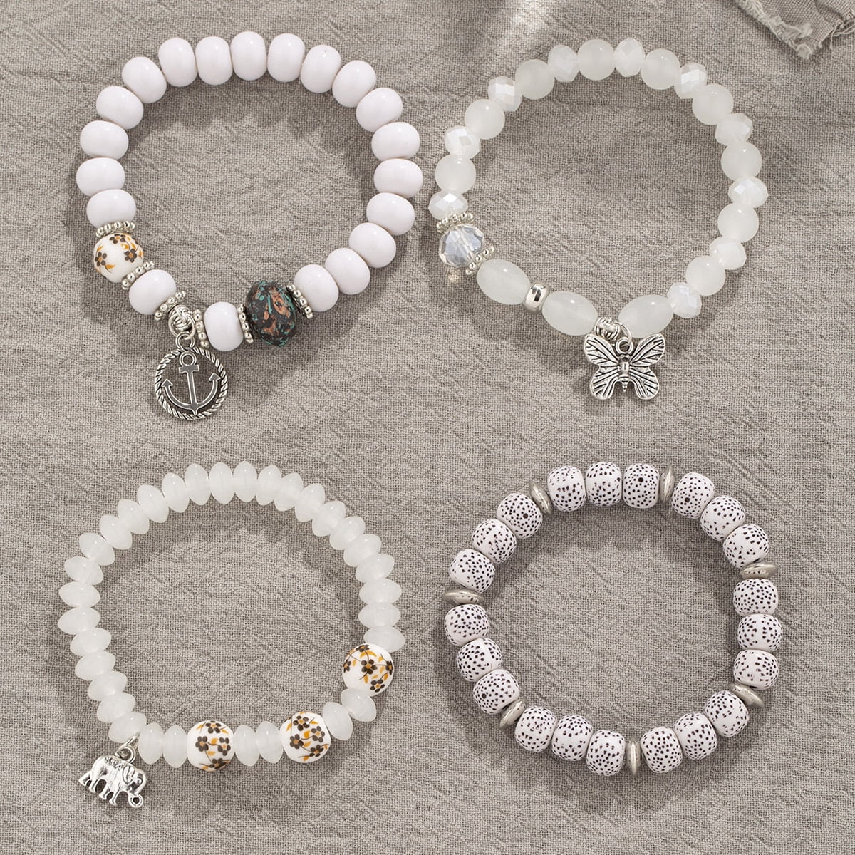 Bohemian Bracelet Suit Elephant Butterfly - Walmart.com