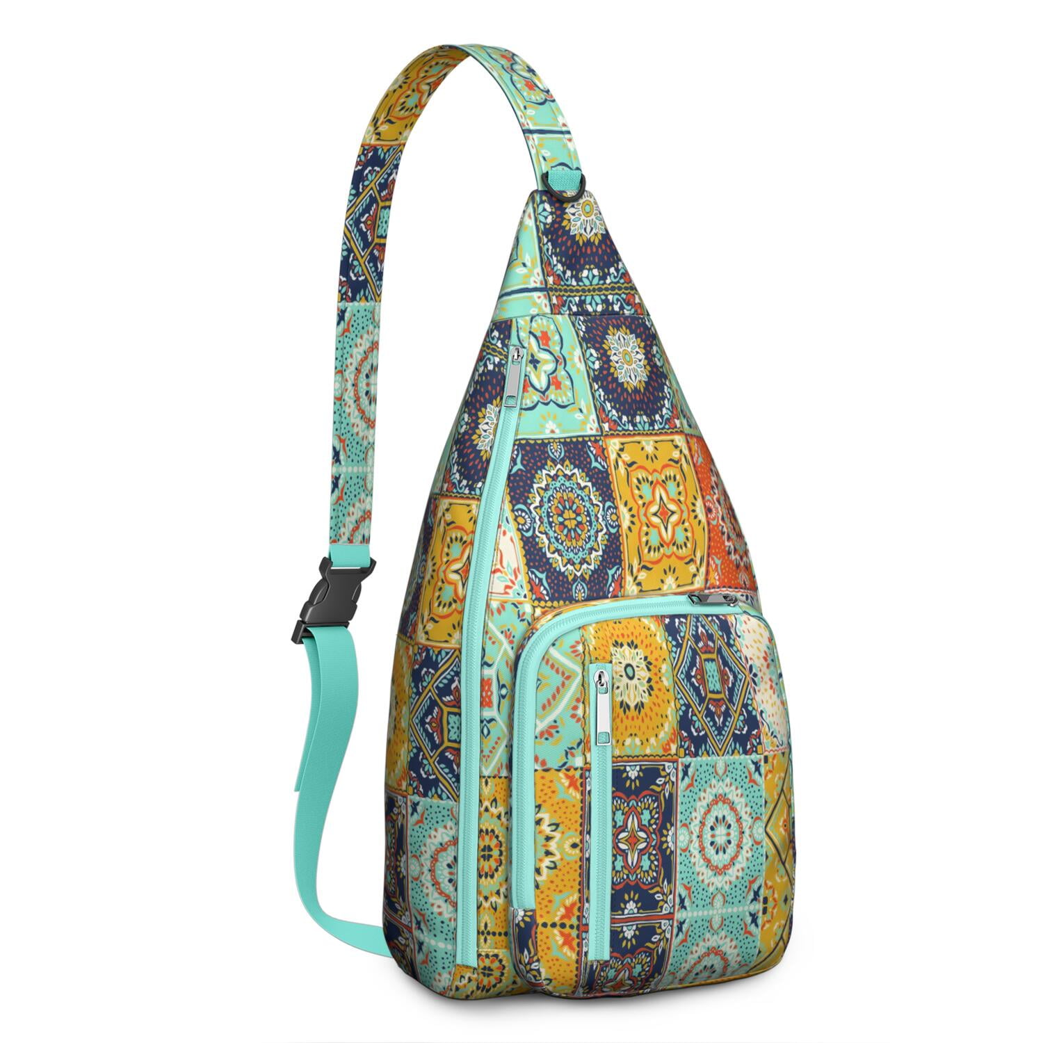 Bohemian Cartographer Bag – Hand-Drawn Trail Maps with Compass ...