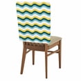Bohemian Chair Back Covers Set of 8, Summer Abstract Ocean Wave ...