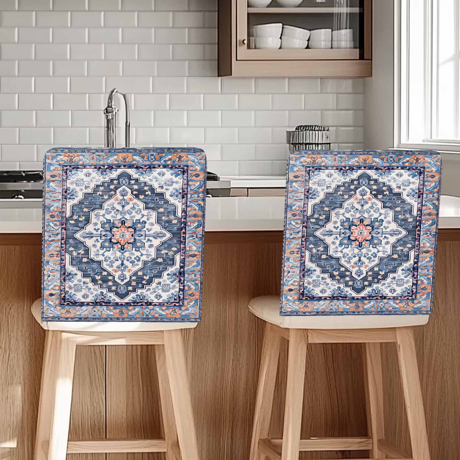 Bohemian Chair Covers Set of 8 Vintage Tribal Boho Floral Monaco Ethnic ...