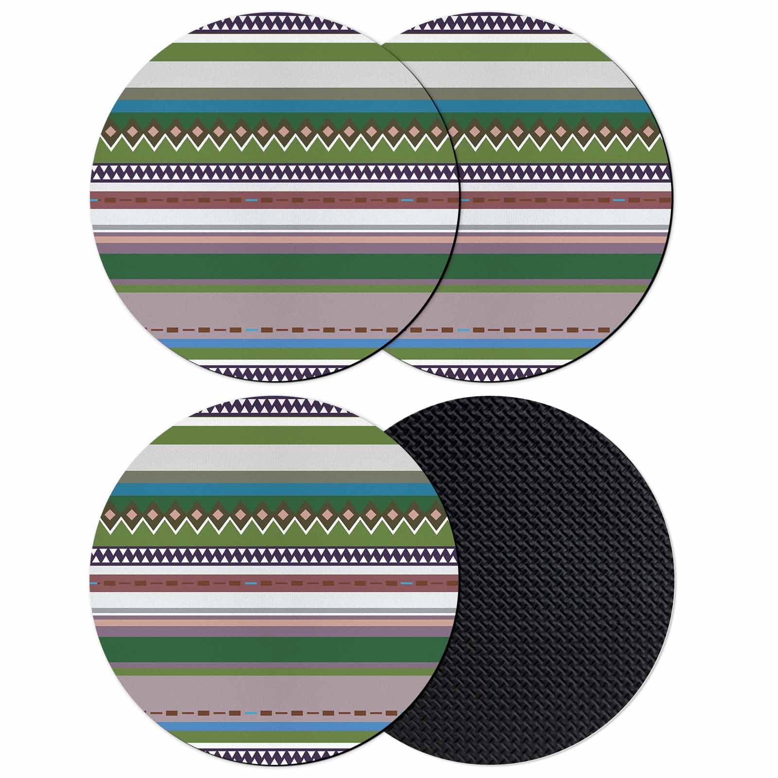 Bohemian Coasters Set of 4, Absorbent Coasters for Drinks, Boho Modern ...