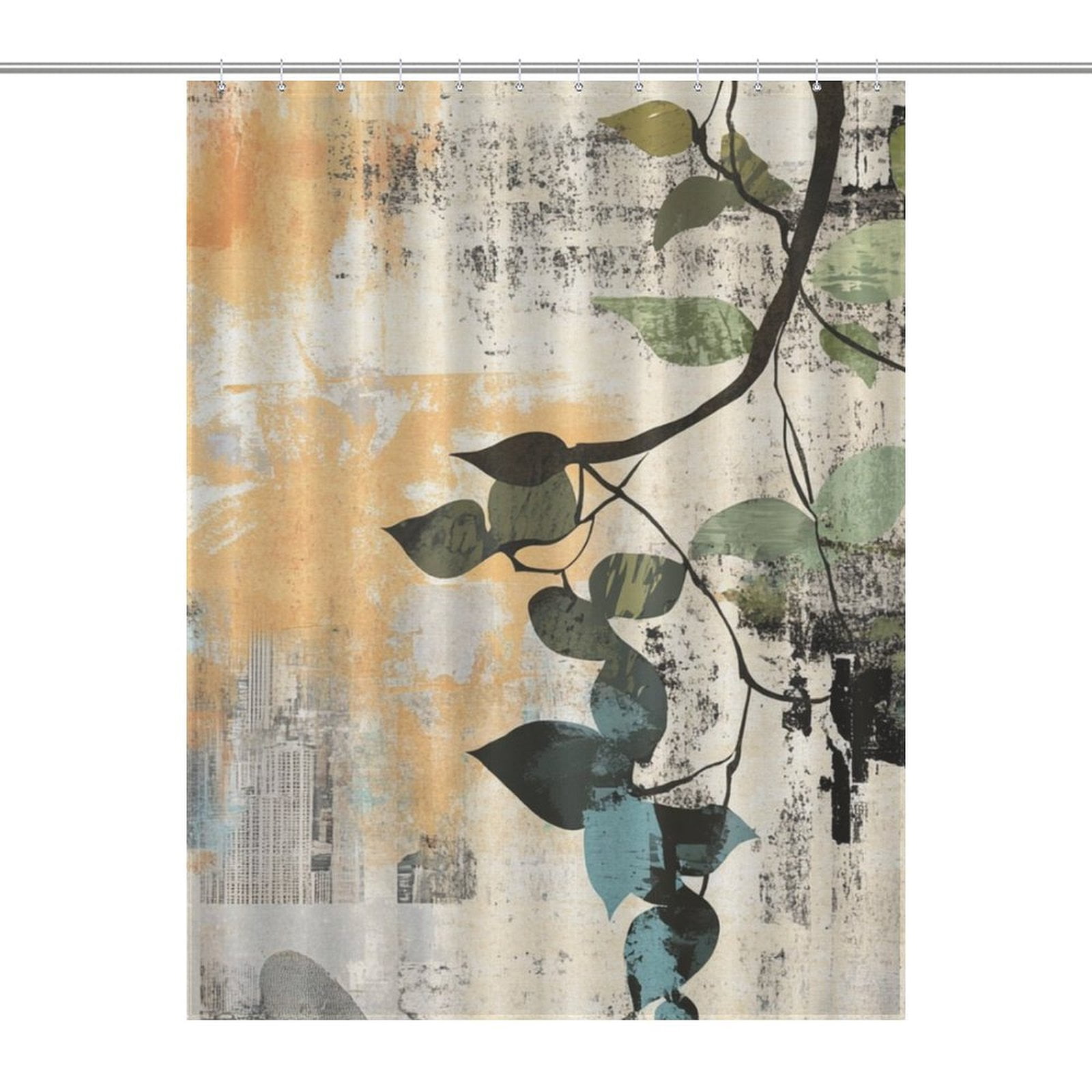 Bohemian Color Cloth Fabric Bathroom Decor Set with Hooks - Walmart.com