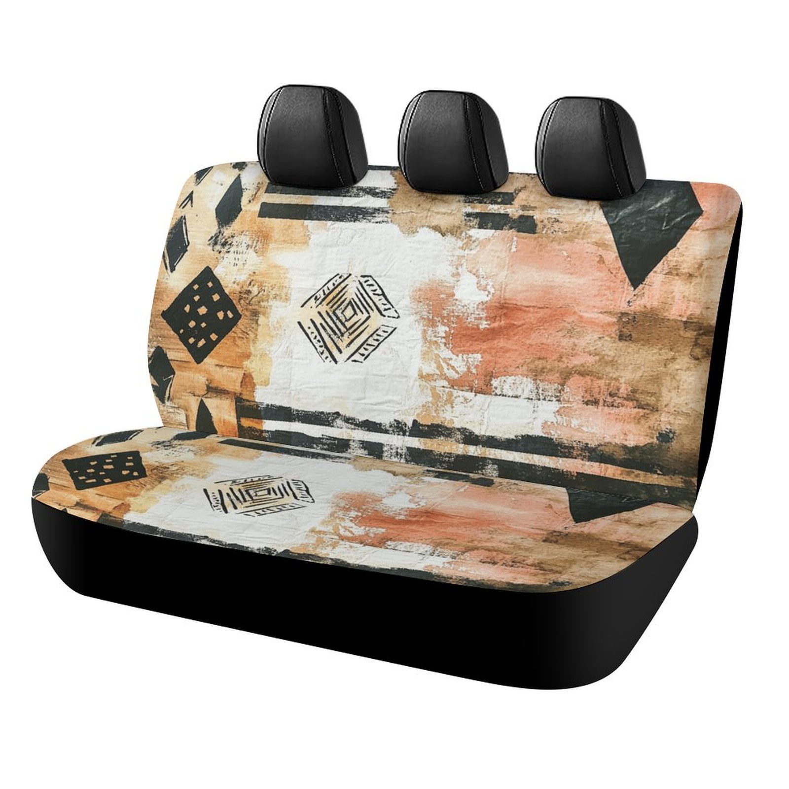 Bohemian Color Printed Car Rear Seat Cover, Suitable for Automobiles ...