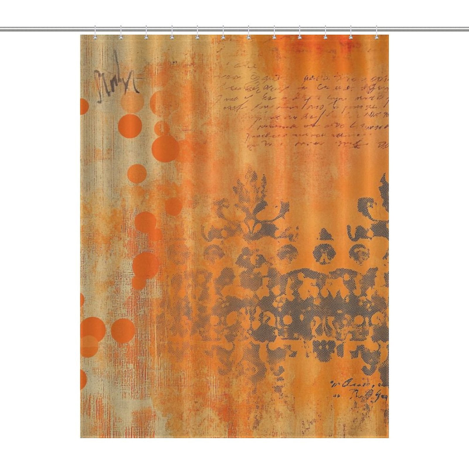 Bohemian Color Shower Curtain , Enchanted Forest Scenic Bathroom Decor ...