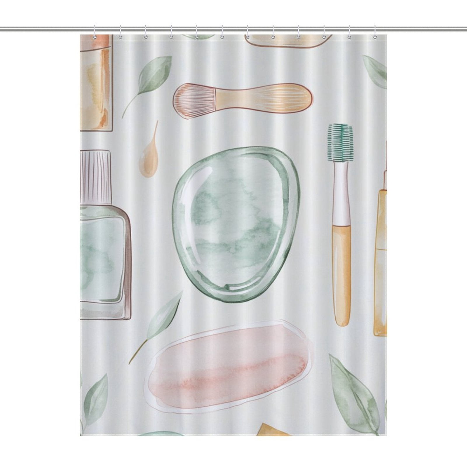 Bohemian Color Shower Curtain , Enchanted Forest Scenic Bathroom Decor ...