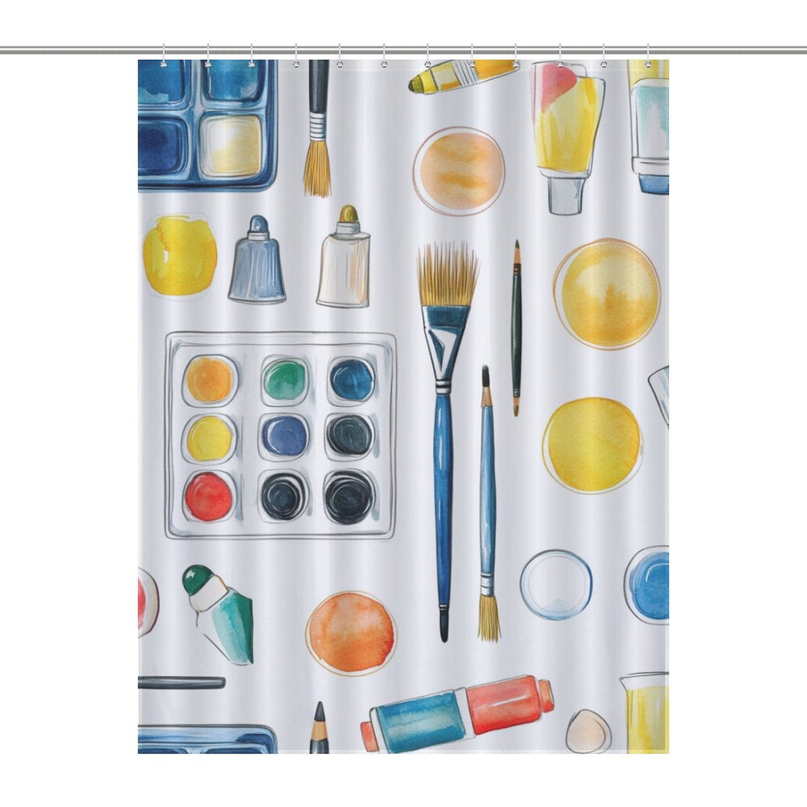 Bohemian Color Shower Curtain for Bathroom Bath Curtain Polyester ...