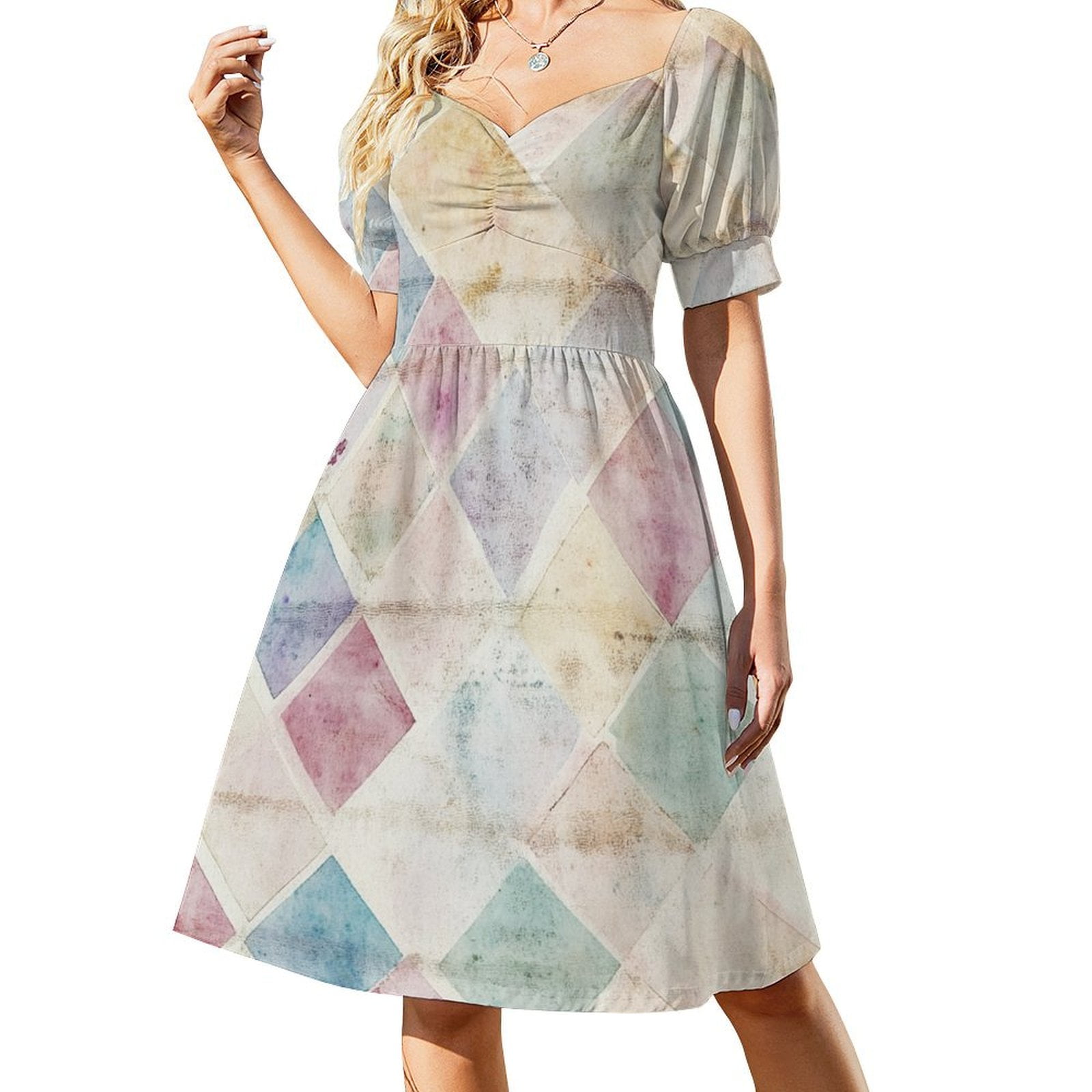 Bohemian Color Summer Dresses for Women Beach Boho - Walmart.com