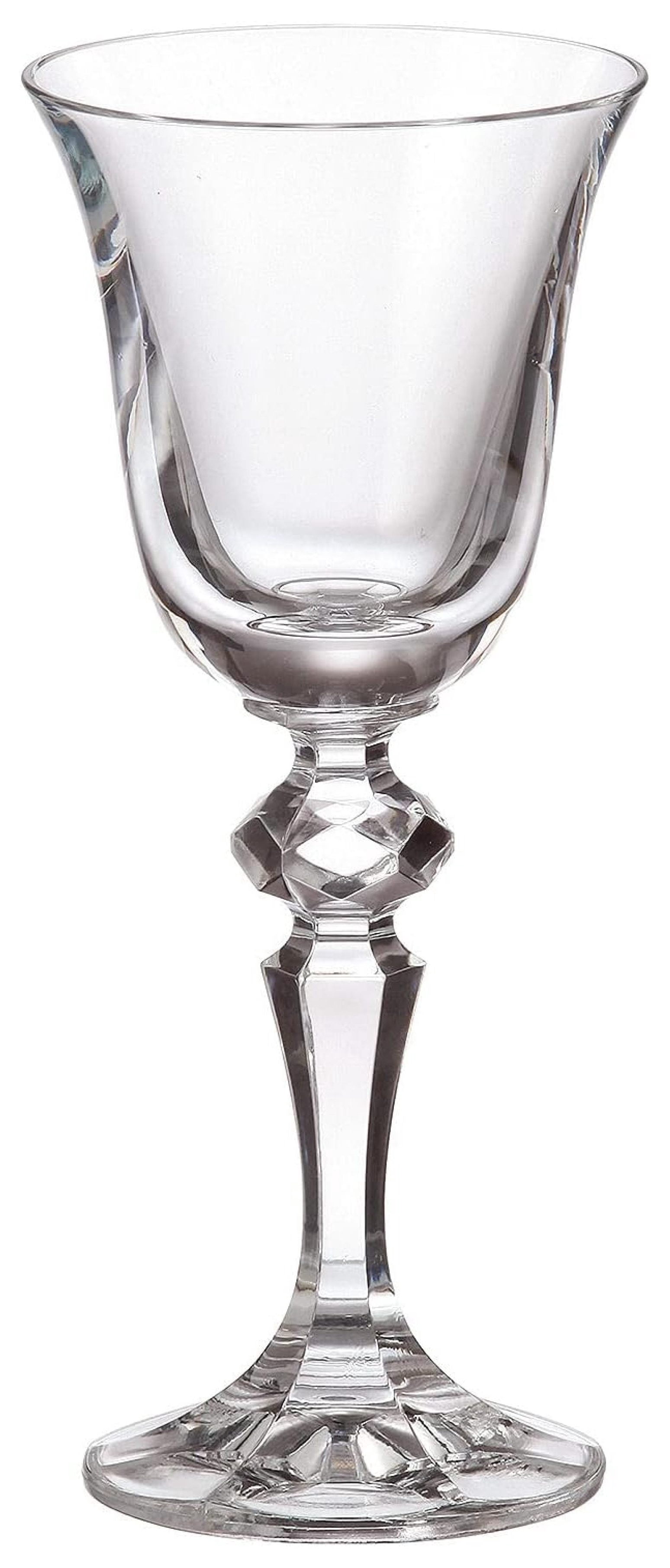 Bohemian Crystal Glass Set of 6 Stem Liqueur Glasses 2oz.60ml. Falco ...