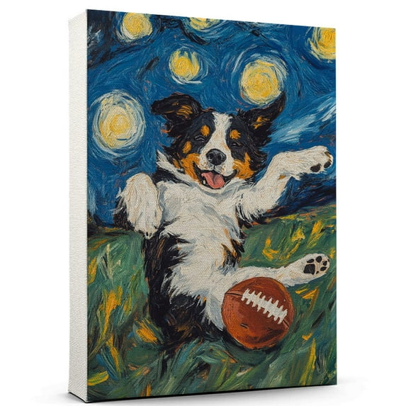 Bohemian Dog Stretched Canvas Size 8x12 – Funny Bohemian Dog Team ...