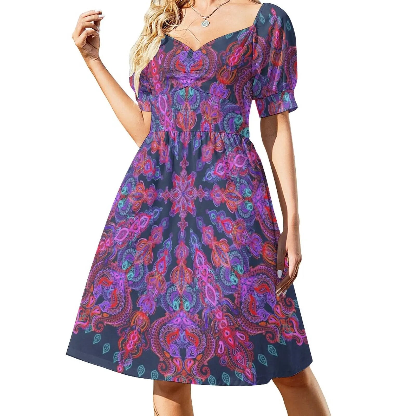 Bohemian Dress prom clothes summer outfits for women - Walmart.com