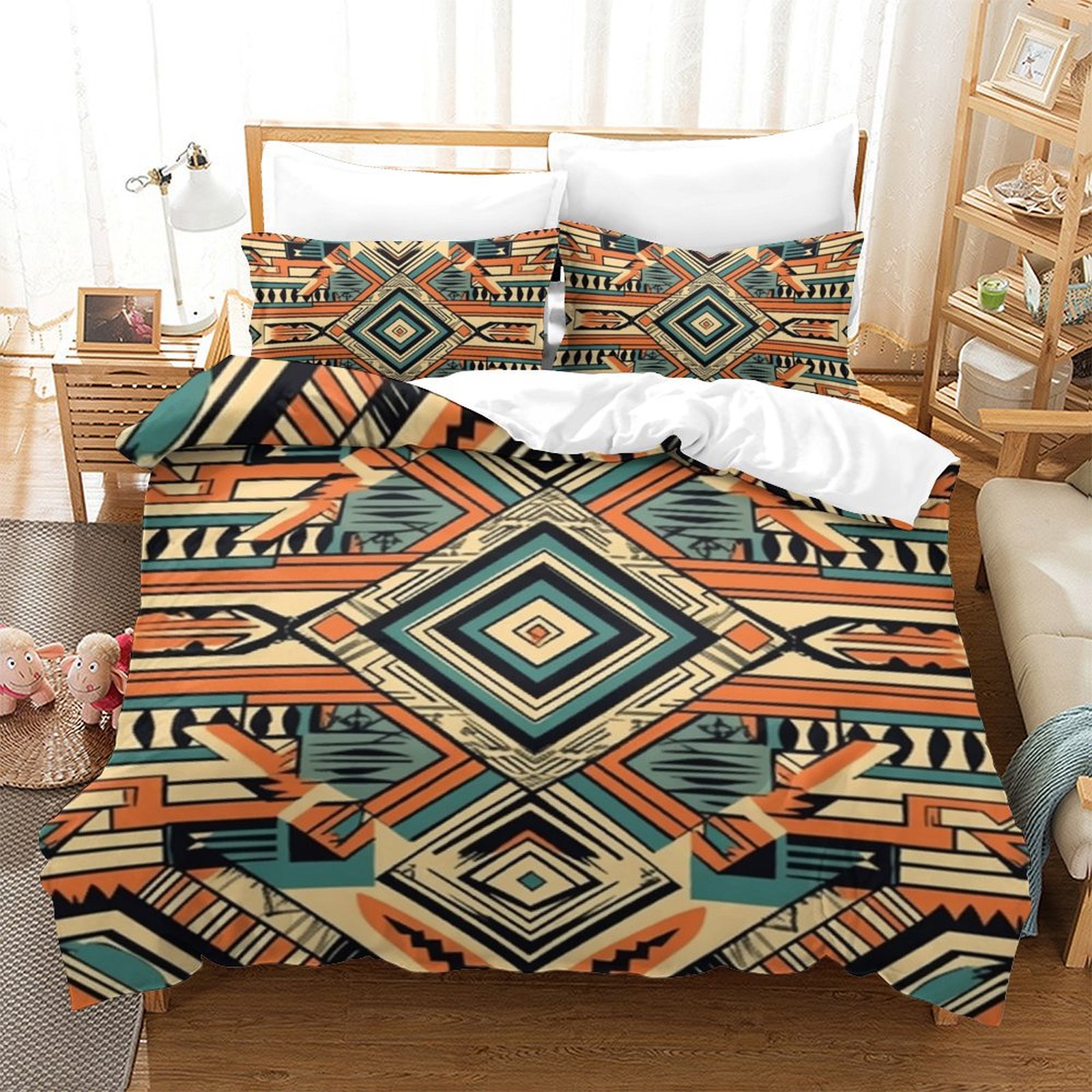 Bohemian Duvet Cover Set Dark Bedspreads Home Luxury Design Bedding Set ...