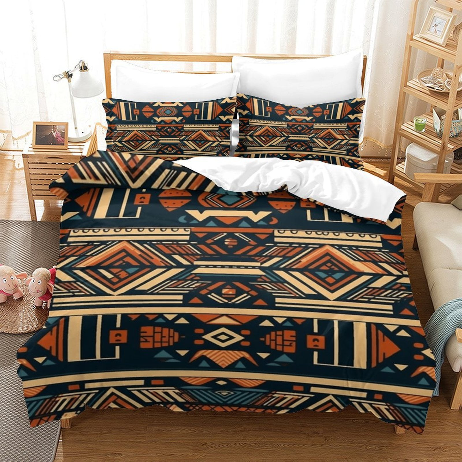 Bohemian Duvet Cover Set Fashion Bedding Set with Pillowcase Home ...