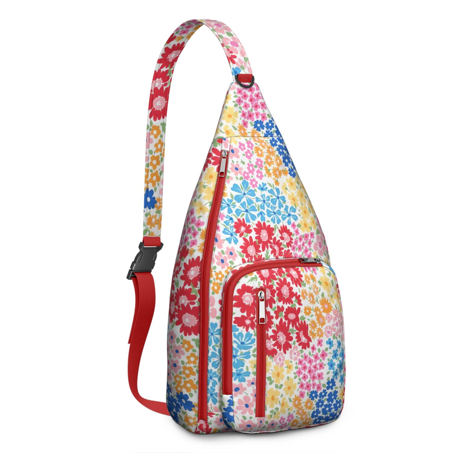 Bohemian Earthy Sling Backpack – Shoulder Bag for Travel & Outdoor ...