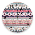 Bohemian Ethnic Pattern 3d Wall Clock Modern Design Farmhouse Decor ...