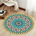 Bohemian Ethnic Round Rug Living Room Bedroom Bedside Rug Simple ...