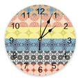 Bohemian Ethnic Style Clocks Wall Home Decor Modern Kitchen Room ...