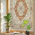 Bohemian Ethnic Traditional Flower Window Privacy Film, Rainbow Film ...