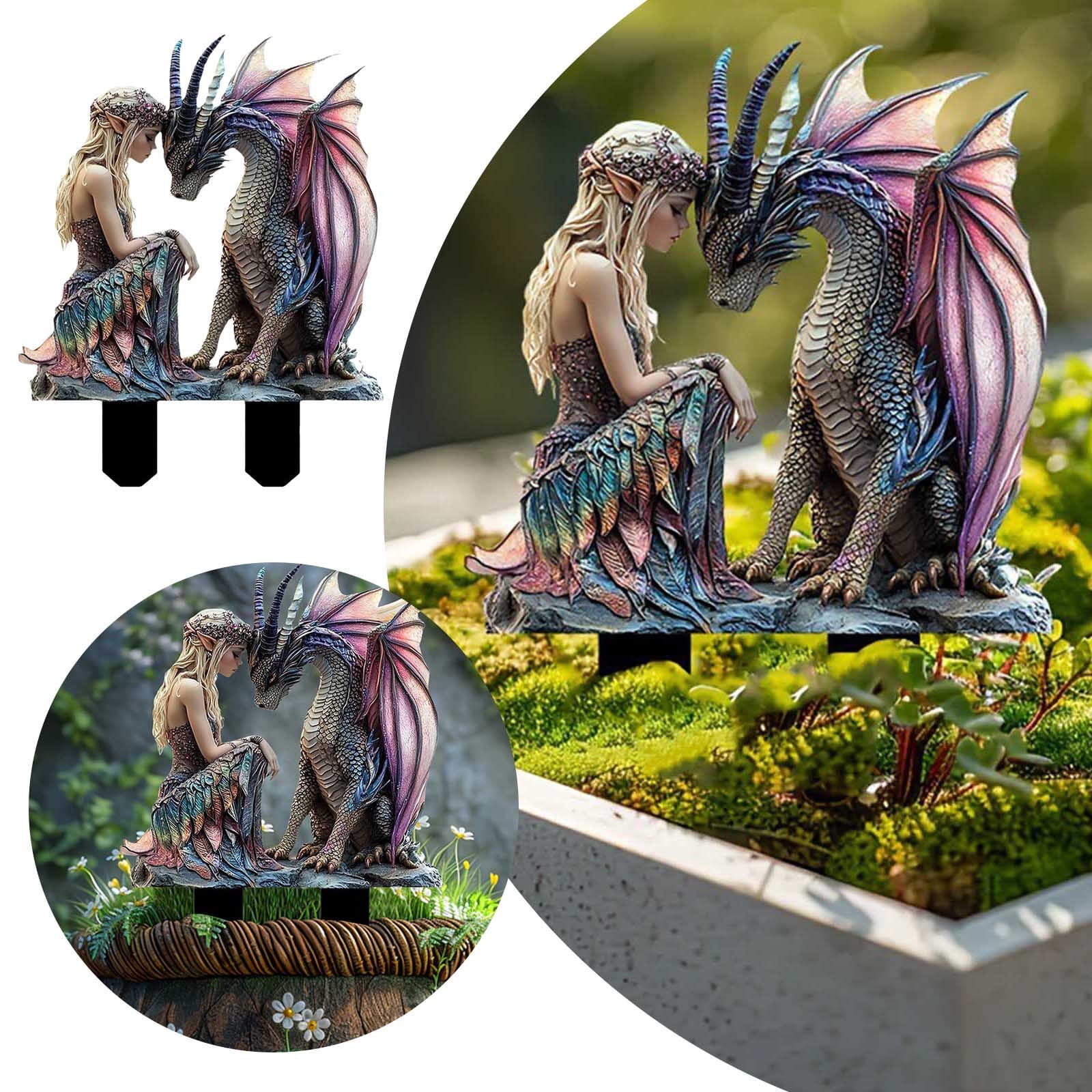 Bohemian Fairy Flower Pot Decoration Clearance , Acrylic Garden Ground Insert Pots Accessories ...