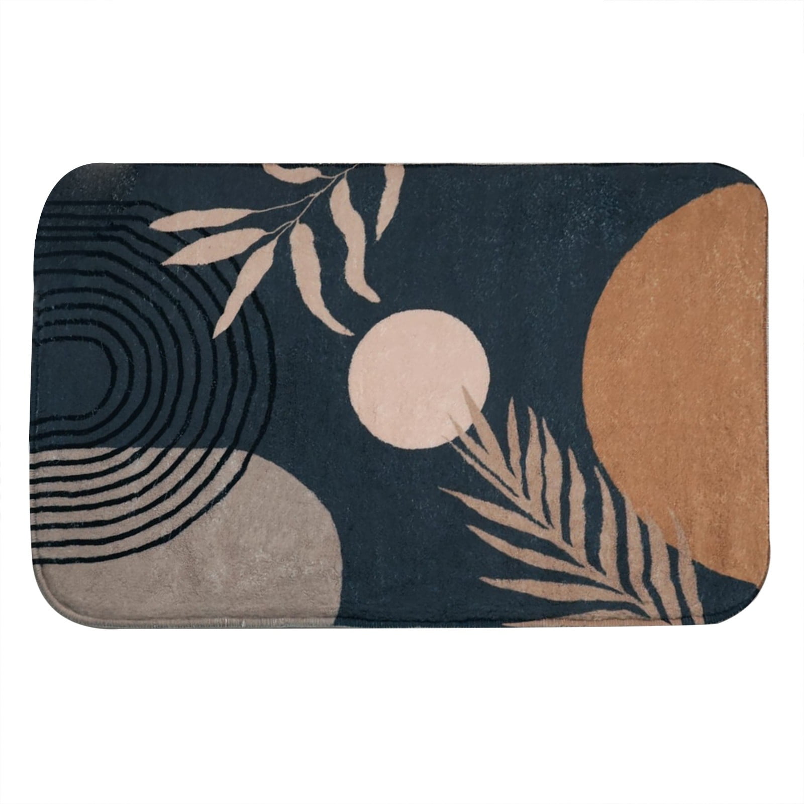 Bohemian Flannel Bath Mat Set Soft Shower Rug For Bathroom Bedroom ...