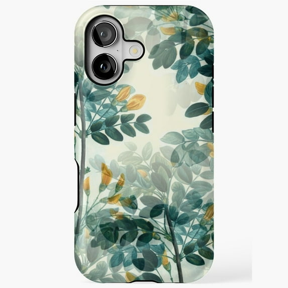 Bohemian Floral Art Paint Design Compatible Phone Case for iPhone 11-17 ...