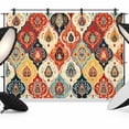 Bohemian Floral Backdrop for Photography, Moroccan Exotic Colored ...