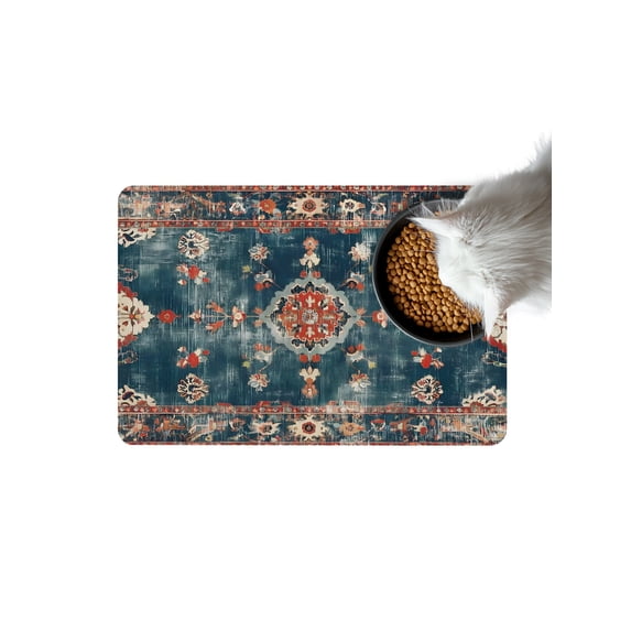 Bohemian Floral Doormat Non Slip Diatomaceous Earth Door Mat Absorbent ...