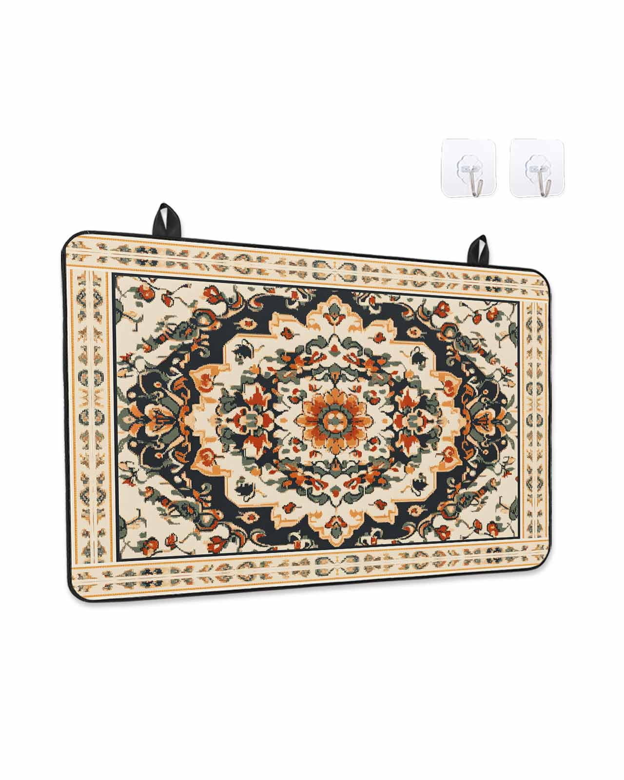Bohemian Floral Stove Top Covers for Electric Stove, Kitchen Glass ...