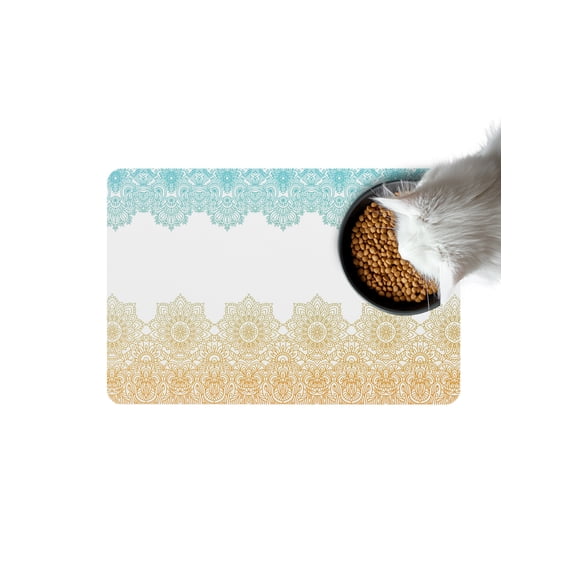 Bohemian Floral Texture Doormat Non Slip Diatomaceous Earth Door Mat ...