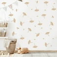 Bohemian Floral Wallpaper Mural | Hand-Painted Retro Flower Peel ...