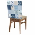 Bohemian Flower Patchwork Chair Back Covers Set of 2, Spring Vintage ...