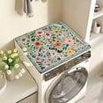 Bohemian Flower Washing Machine Mat - Fast Drying High Absorbent ...