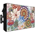 Bohemian Flowers Outdoor TV Cover 30 to 32 inch Vintage Colorful Floral ...