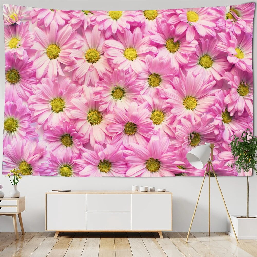 Bohemian Flowers Tapestry Wall Hanging Botanical Celestial Floral ...