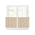 Bohemian Geometric Khaki Line Short Blackout Curtains 30 Inch Long,Mid ...