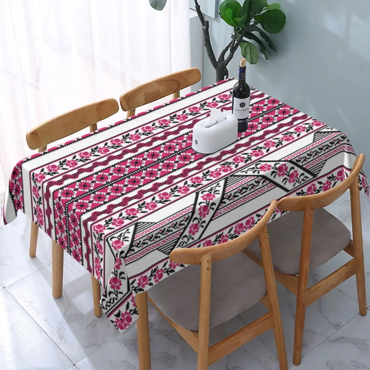 Bohemian Geometric Tablecloth Home Kitchen Living Room Rectangular ...