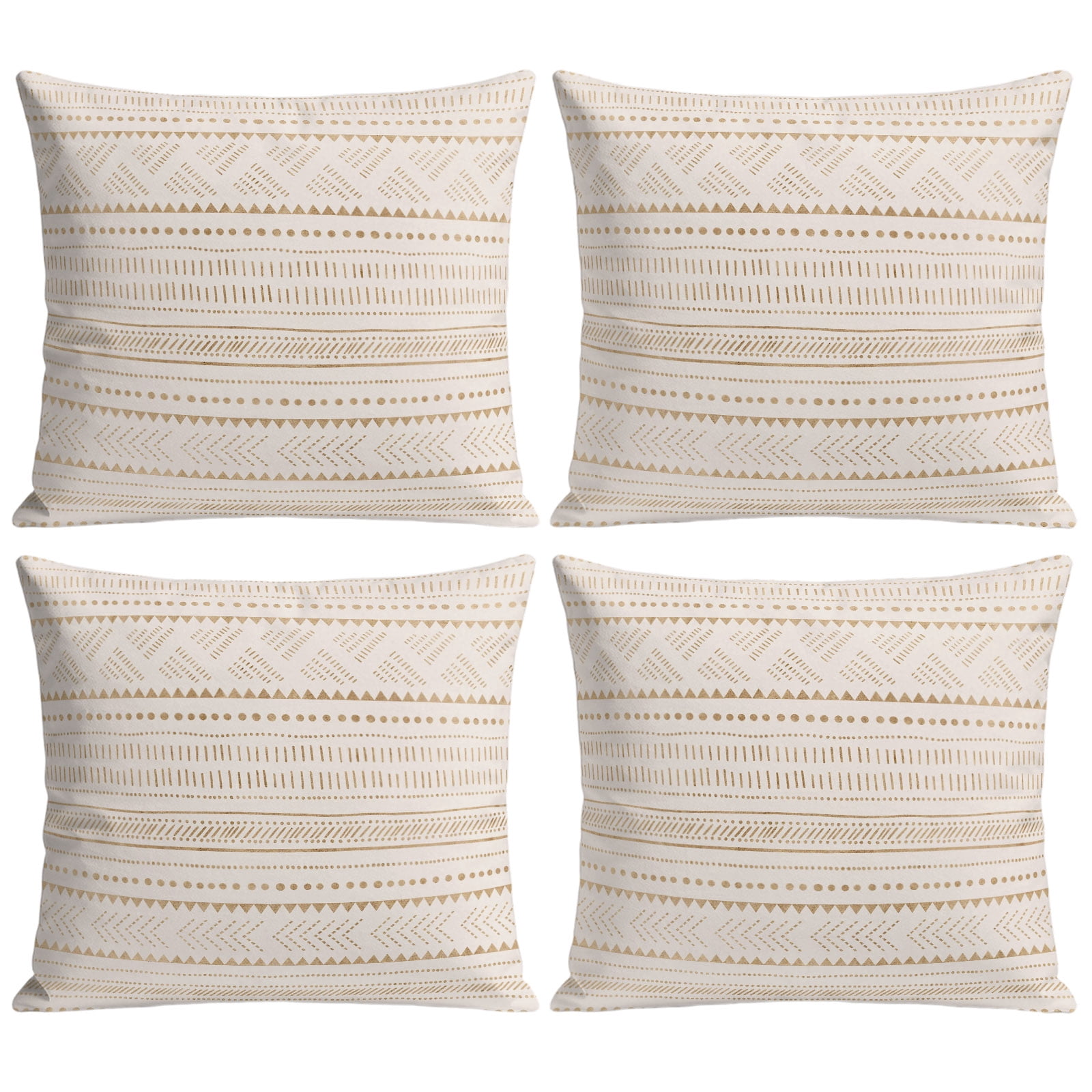 Bohemian Geometric Throw Pillow Covers 16 x 16 Inch Pillow Covers Set ...