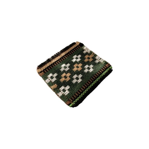 Bohemian Geometric Woven Drink Coasters, Durable Polyester Cotton Blend ...