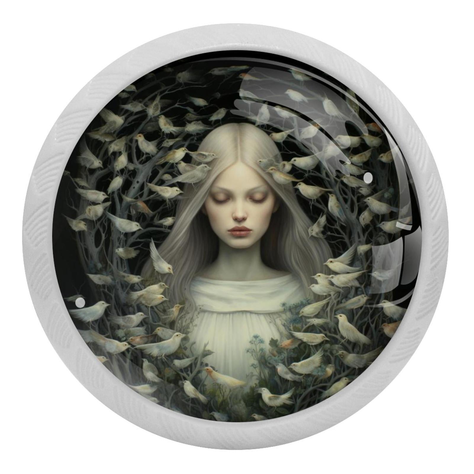 Bohemian Glow-in-the-Dark Fluorescent Drawer Pulls 4-Pack with Screws ...