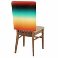 Bohemian Gradient Green Chair Back Covers Set of 6, Modern Minimalist ...