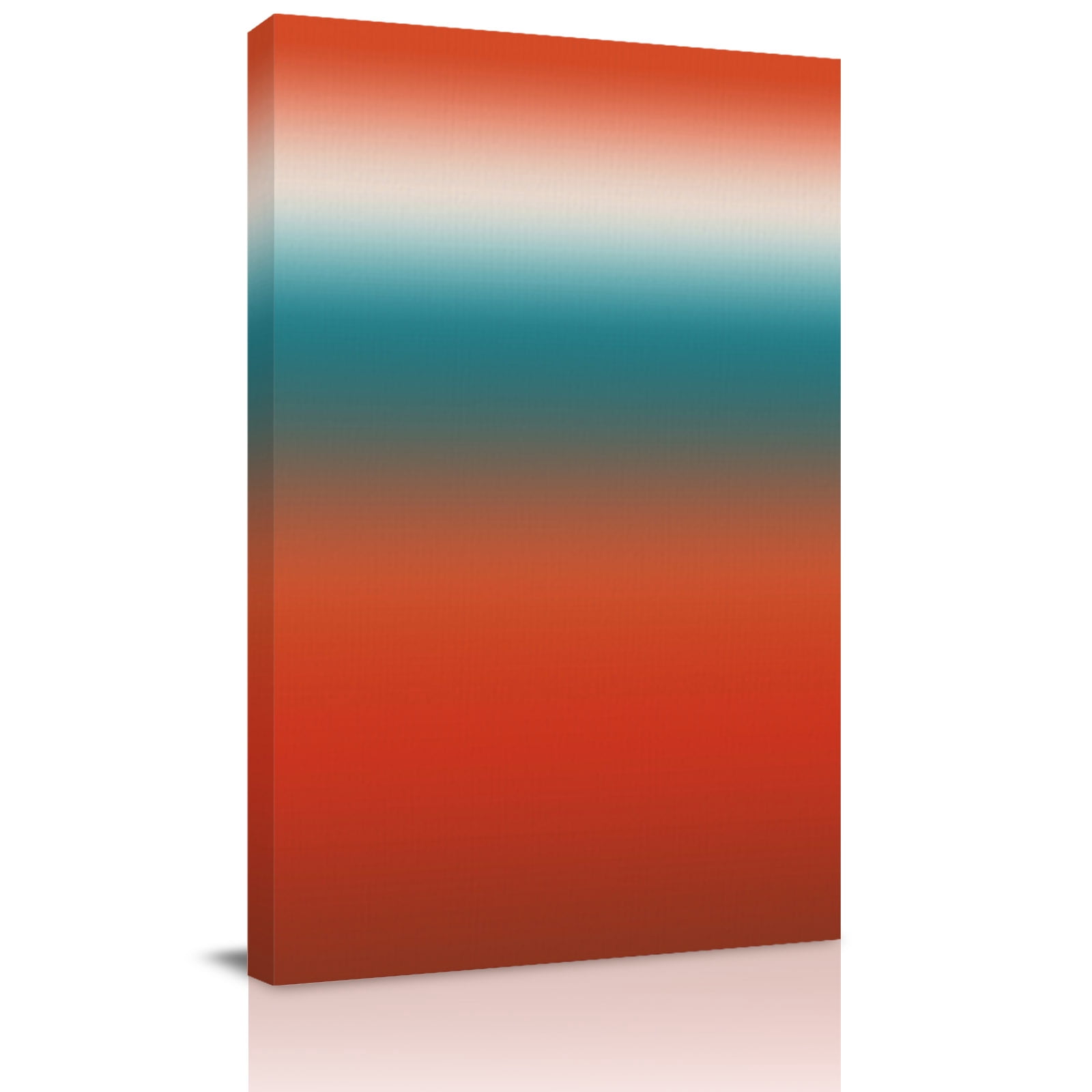 Bohemian Gradient Red Canvas Wall Art for Living Room, Modern ...