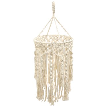 Cinkeda Plug in Pendant Light Dimmable Floral Hanging Lamp with Shade ...