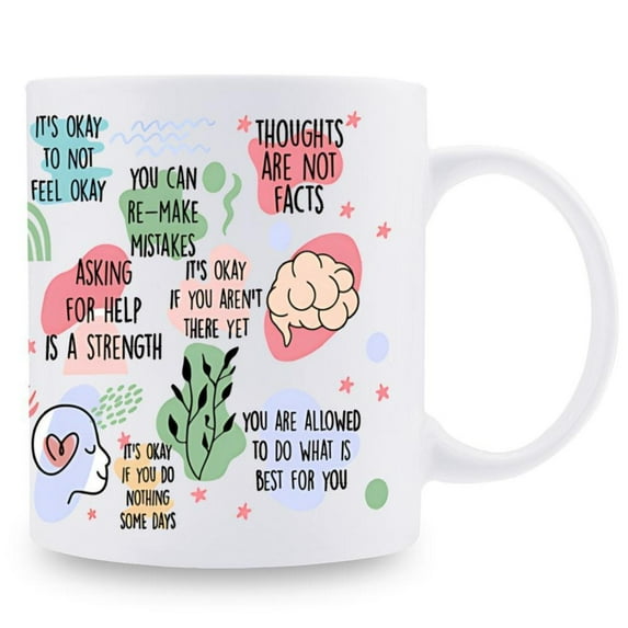 Bohemian Inspired Self Love Positive Energy Affirmation Mug 11oz White ...