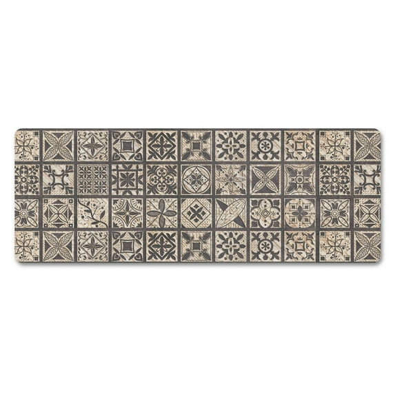 Bohemian Kitchen Mats Carpet Water Absorbent Floor Mats Non-slip Foot ...